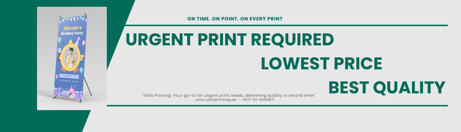 Yalla Printing: Premier Custom Printing Solutions in UAE - Large Forma