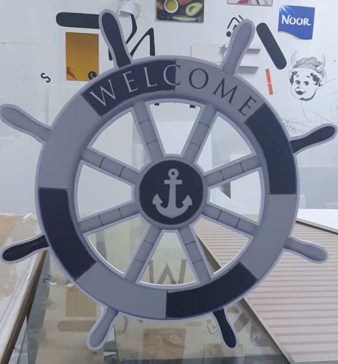 Custom Cut-Out Sign 1Mx1M - Personalized Decor for Events and Spaces