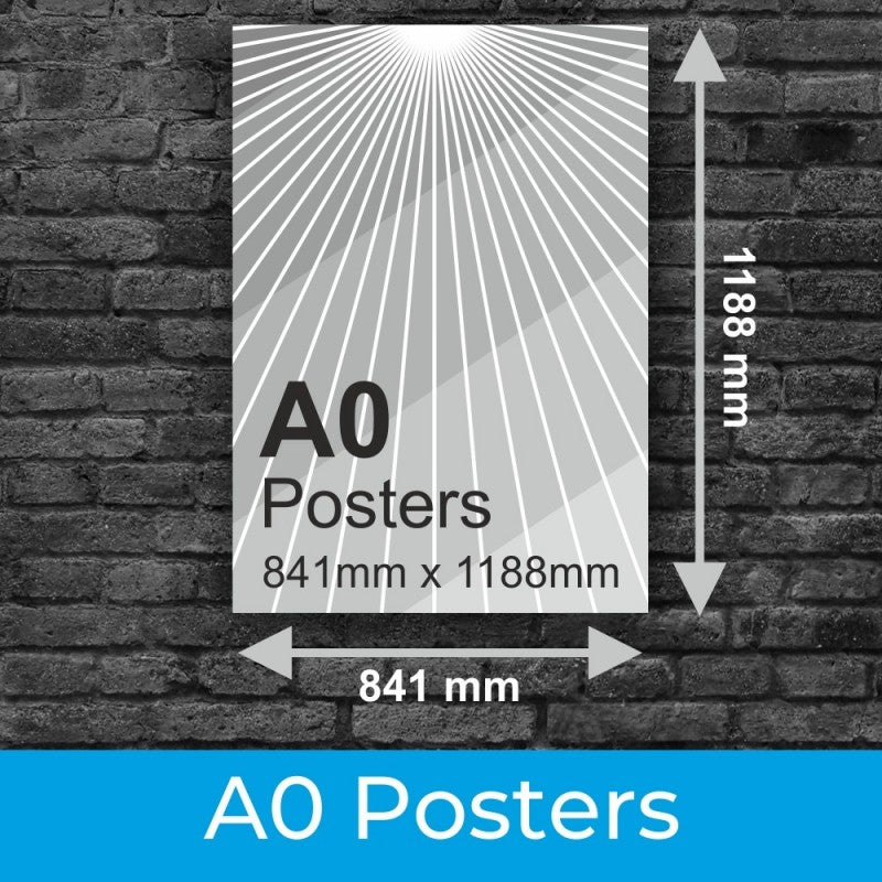A0 Poster with 5MM Foamboard Custom Design – Premium Quality Print | B