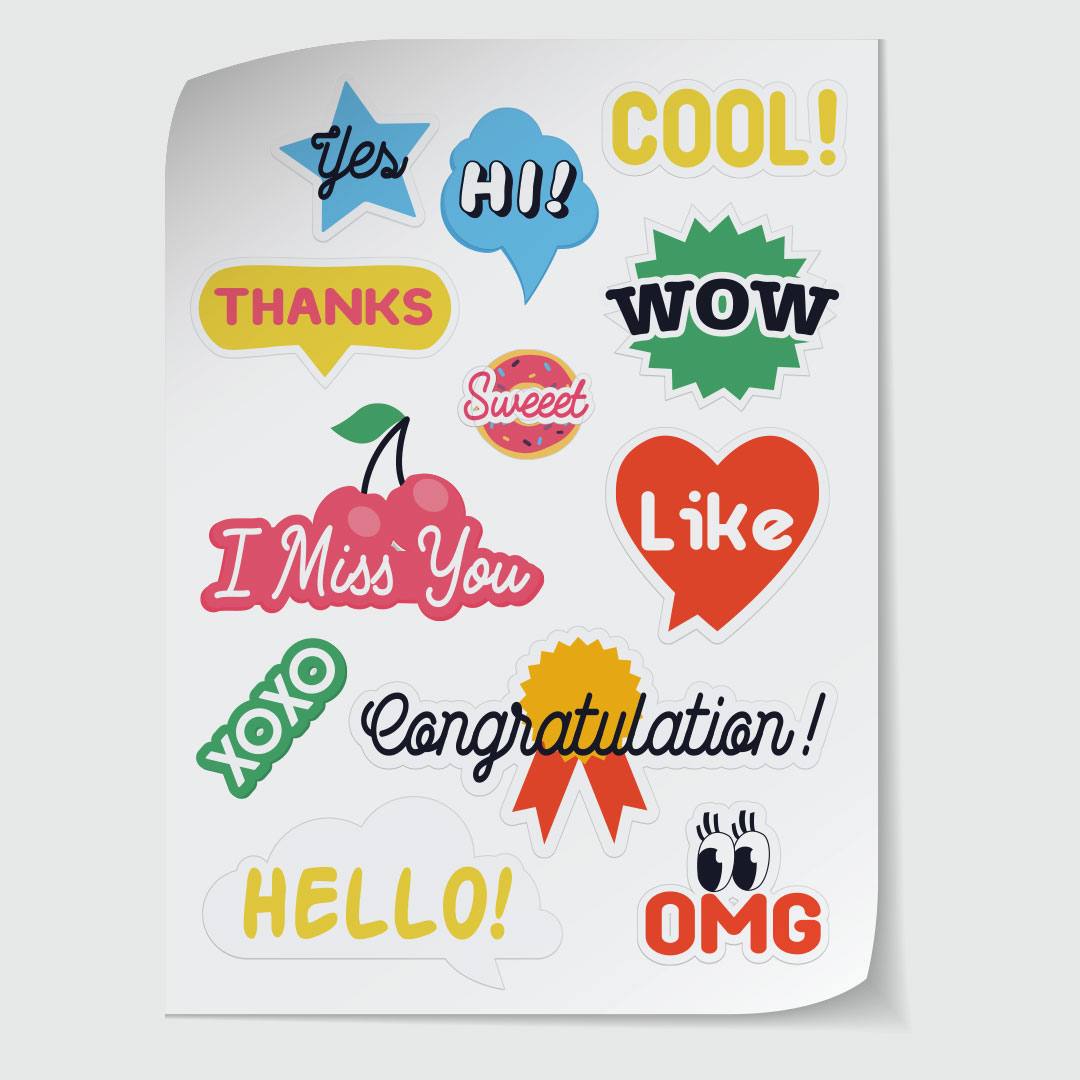 Custom A5 Sticker Sheet with Die Cutting – Personalized Sticker Sheets ...